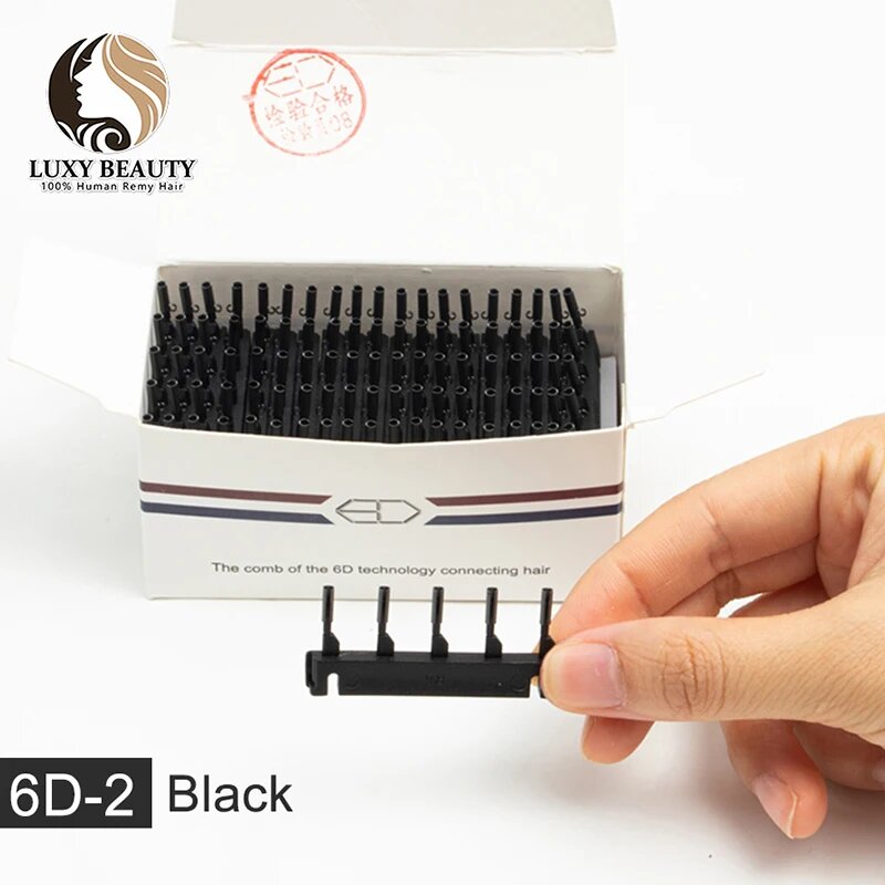 Набор инструментов для наращивания волос 6D D2 Black