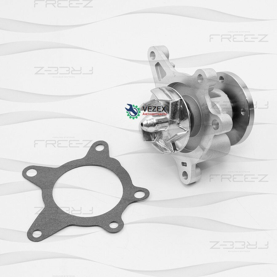 FREE-Z KP0245 Насос водяной HYUNDAI Creta/Elantra/i30/ix35/Solaris/Tucson 06-KIA Cee'd/Cerato/Rio/Soul/Sportage/Venga 06- KP0245