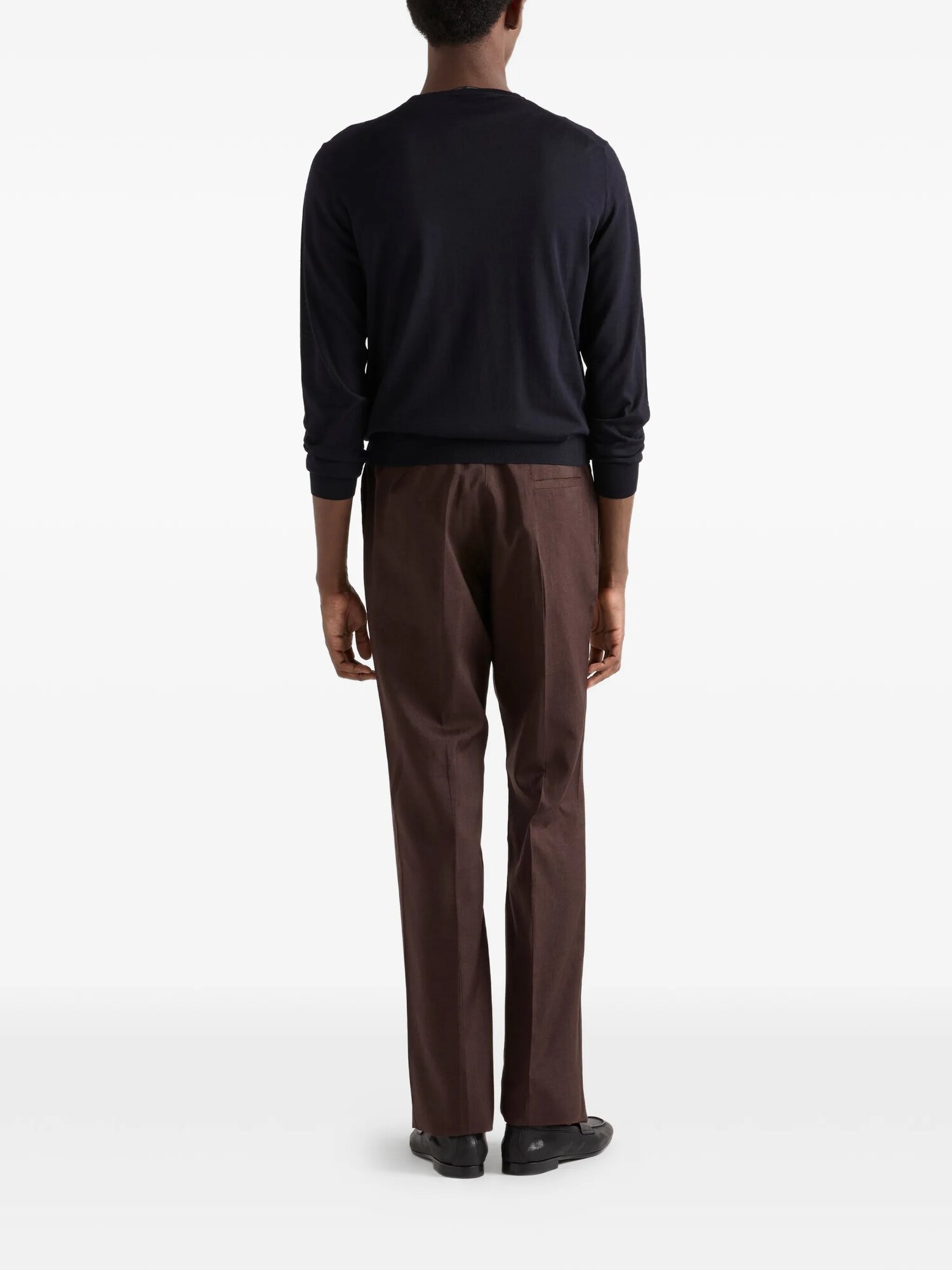 Свитер Prada Superfine wool crew-neck sweater, размер 52 — фото 1