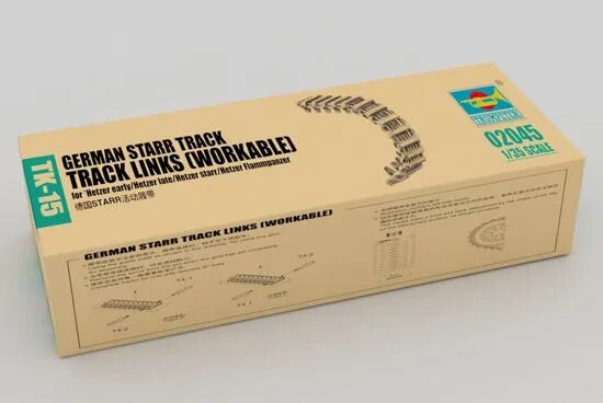 Trumpeter 1/35 Немецкая программа STARR activity track Модель сборки военной техники