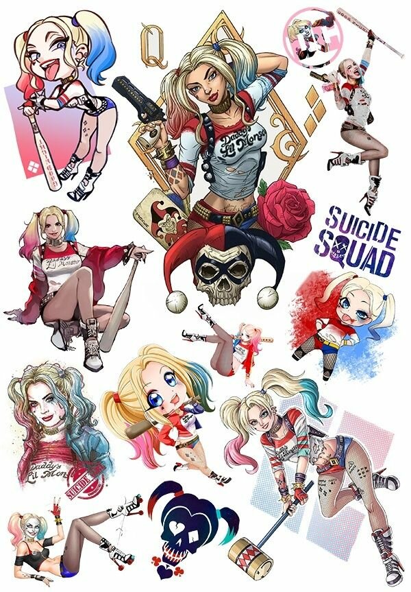 Наклейки Harley Quinn