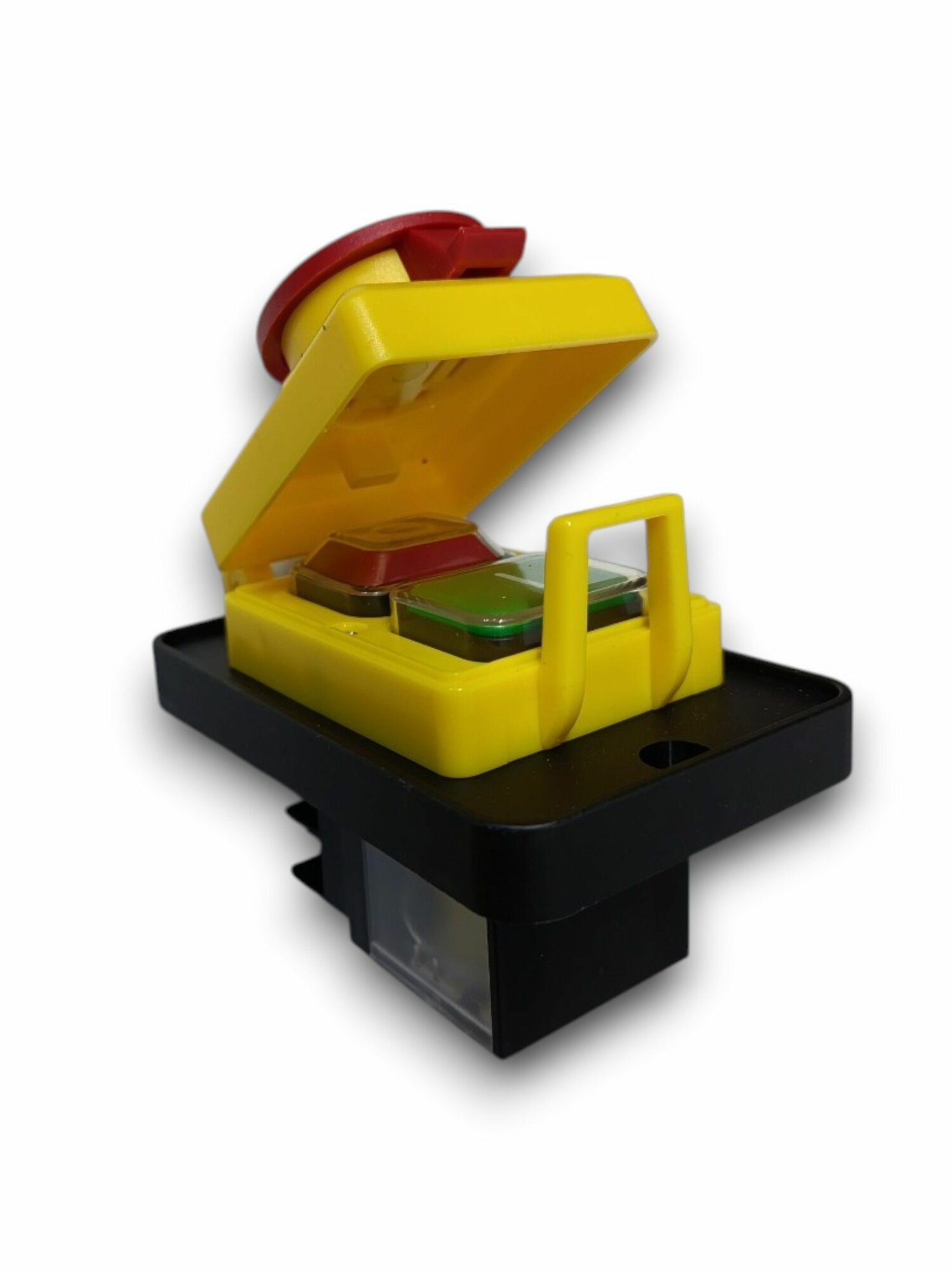 Выключатель магнитный / Кнопка DKLD DZ-6-2 для станка, компрессора, бетономешалки (4 контакта)