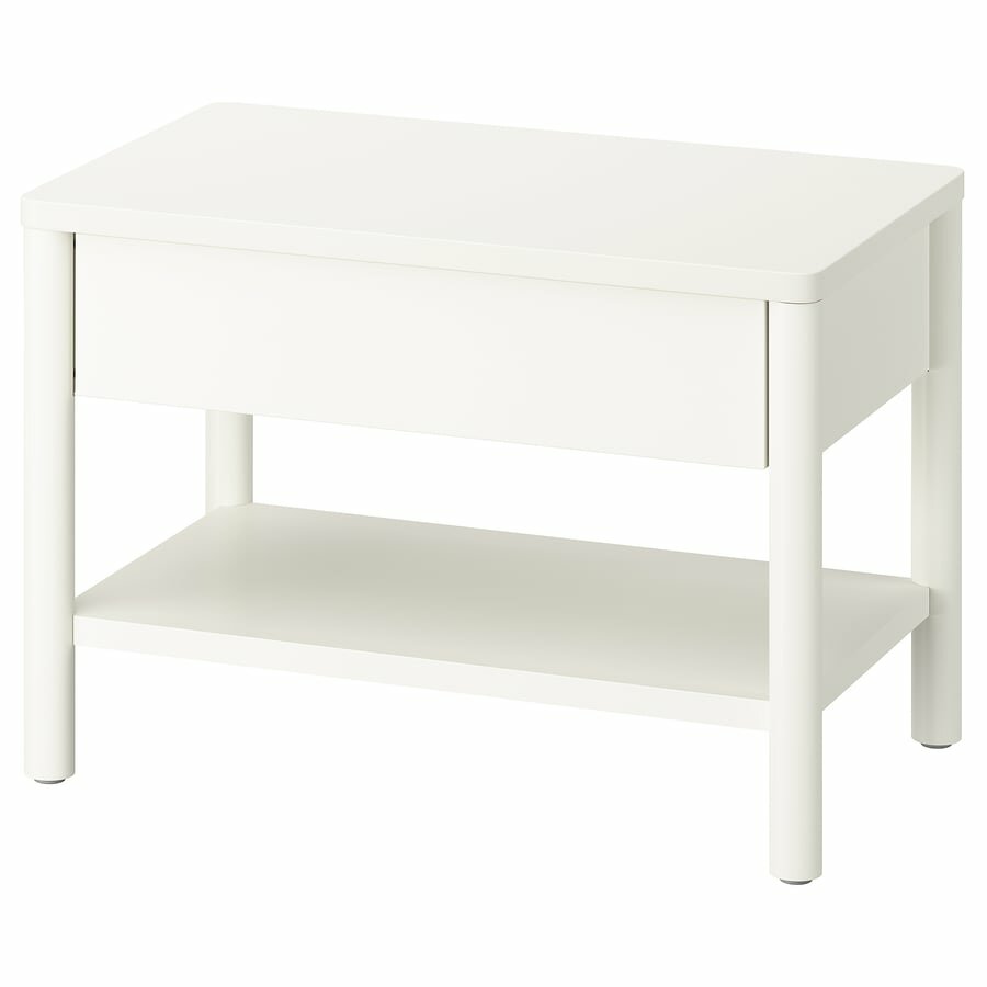 Стол журнальный IKEA TONSTAD, цвет белый, 64х40 см 205.284.73