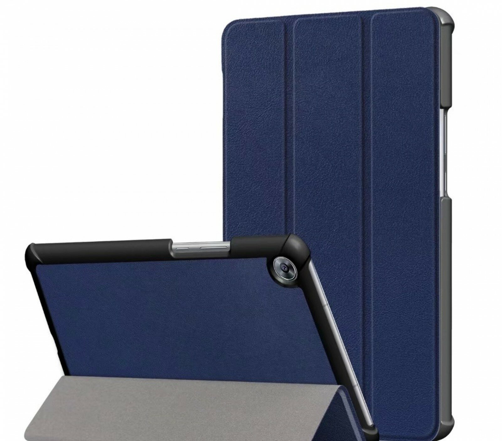 Чехол-обложка MyPads для Huawei MediaPad M5 8.4 тонкий умный с подставкой синий