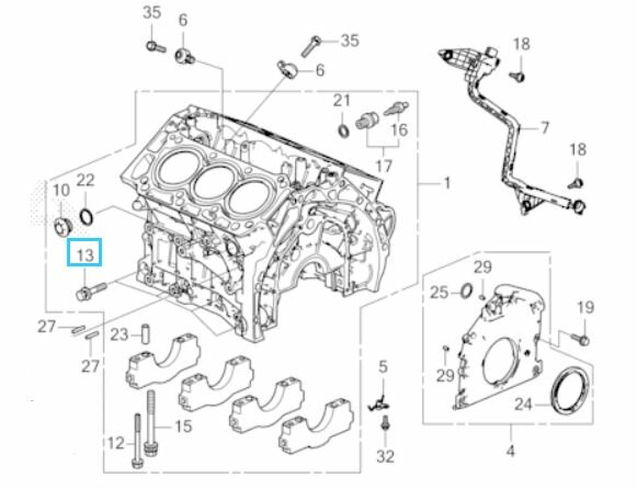 Болт-шайба, 10х50; Артикул Honda/Acura: 900086S9A01 (Оригинал)
