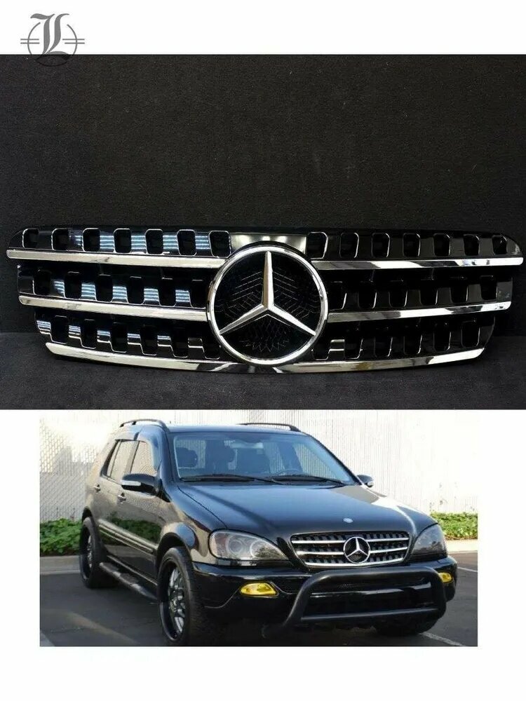 Решетка радиатора на автомобиль Mercedes-Benz M-Class ML W163 (рестайлинг)