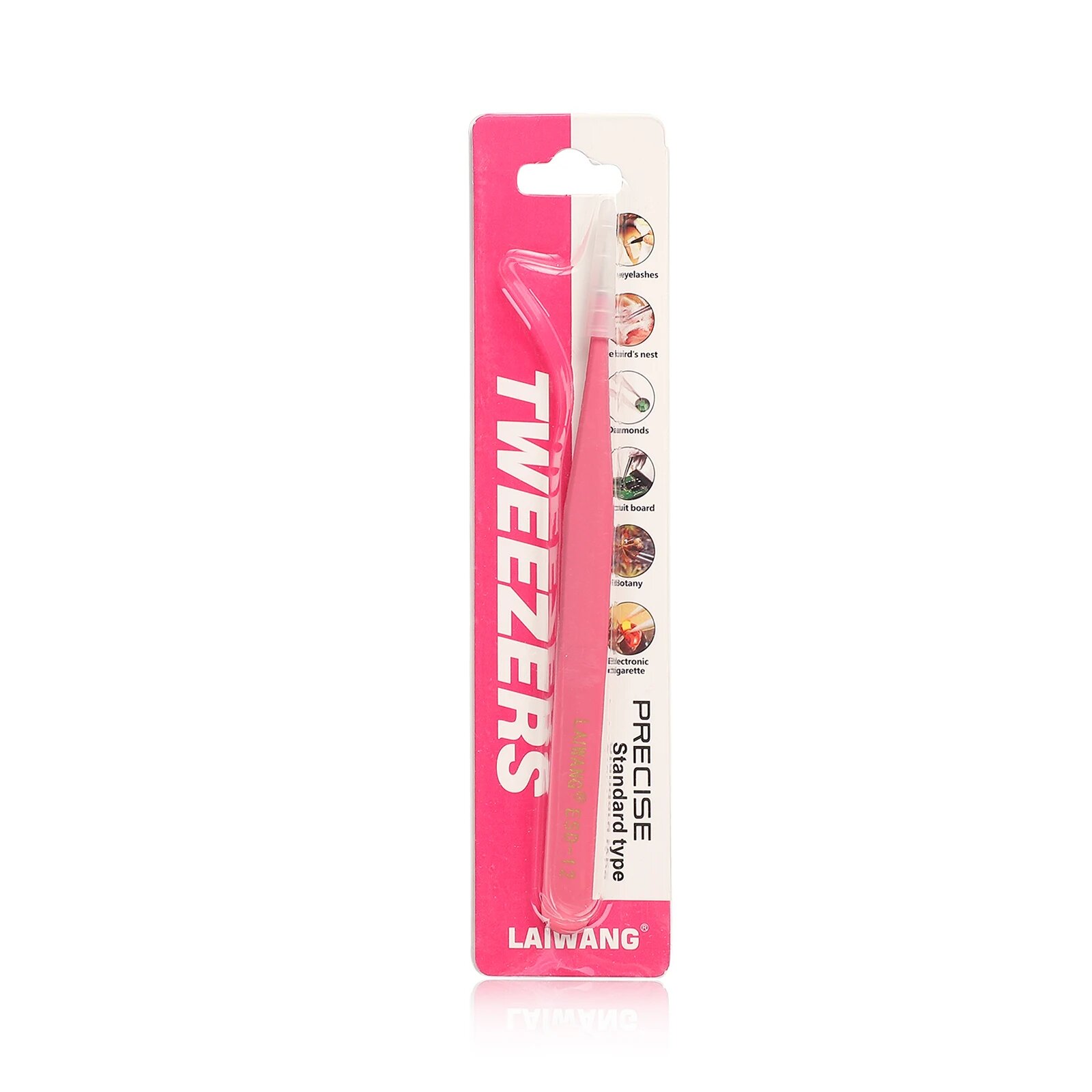 Пинцет LAIWANG Precise Standard Pink zhi