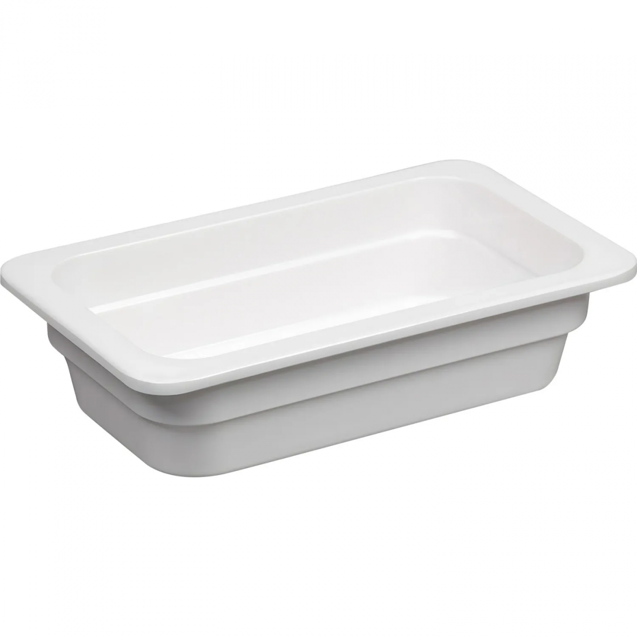 Гастроемкость 1/4 h65 мм пластик меламин 263х159х65 мм 1,8 л White P.L. Proff Cuisine 2363274 81290035