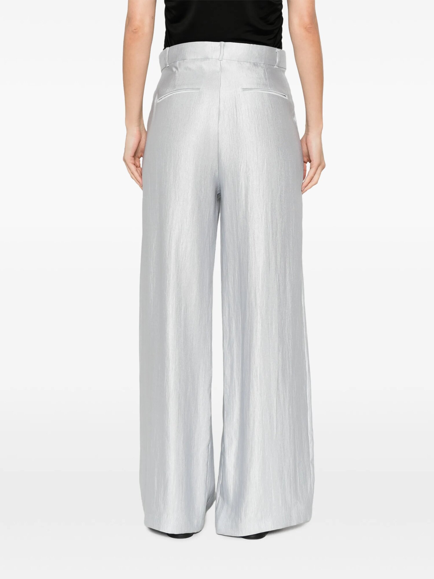Брюки ELEH Pleated palazzo pants, размер 42 — фото 1