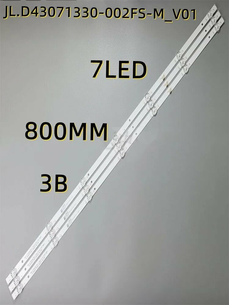 3 шт. Подсветка JL. D43071330-002FS-M_V01 для SDX-43F2122B DEXP F43H8050C F43G8000C Hyundai H-LED43BU7003 H-LED43FS5003