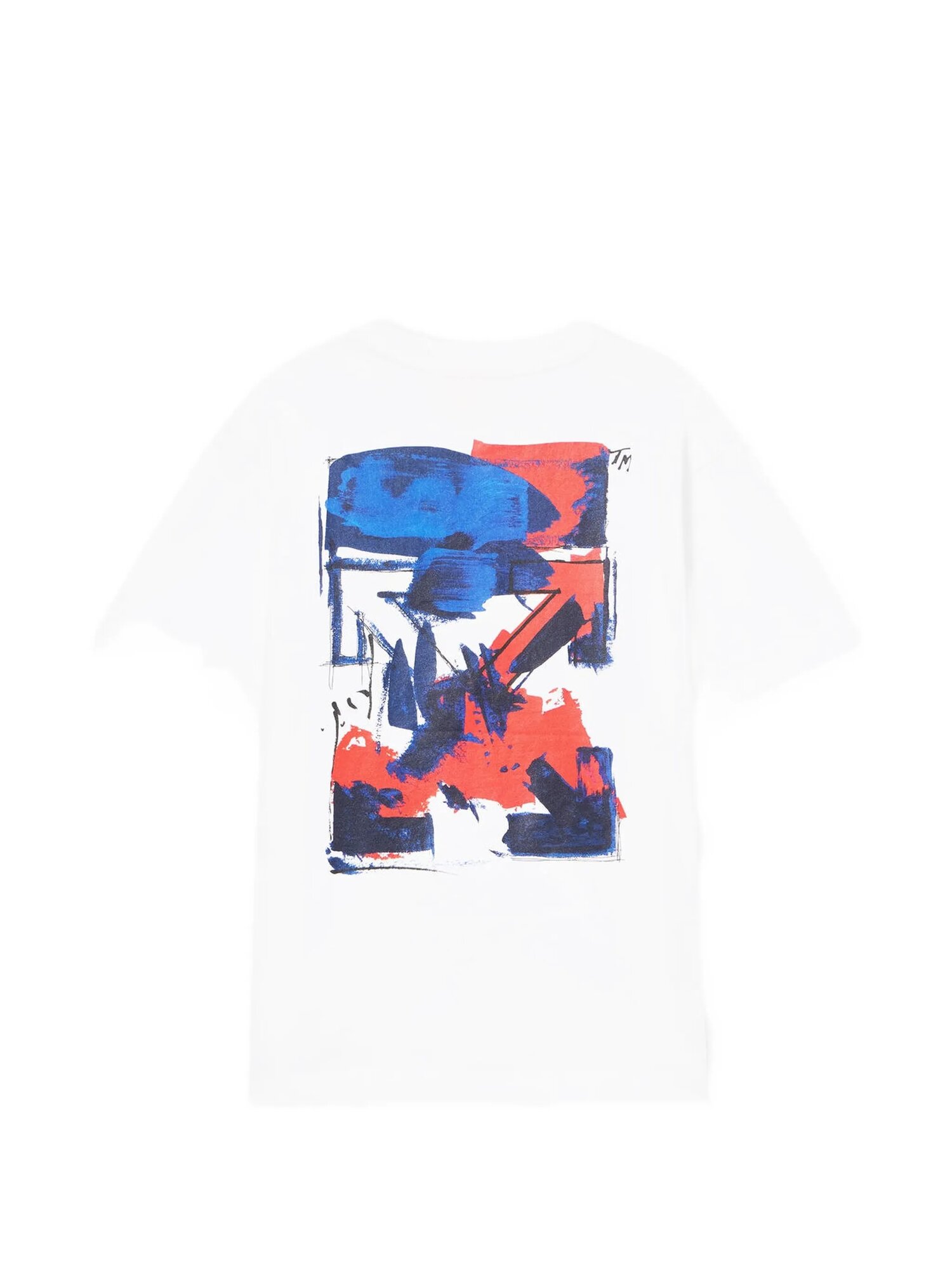 Футболка Off-White Arrows, размер 8 лет, бежевый/белый — фото 1