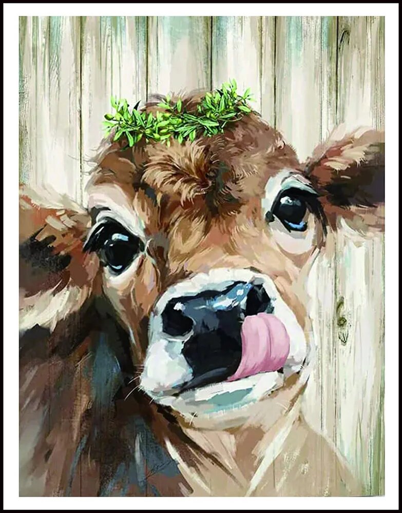 NKFвышивка крестом наборы, Схема на11CT "корова",47*60CM