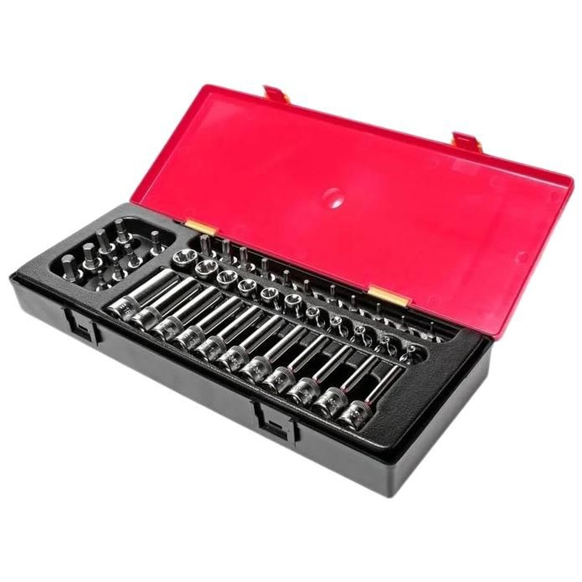 Набор торцевых головок 3/8" TORX, HEX в кейсе 41шт JTC-K3411