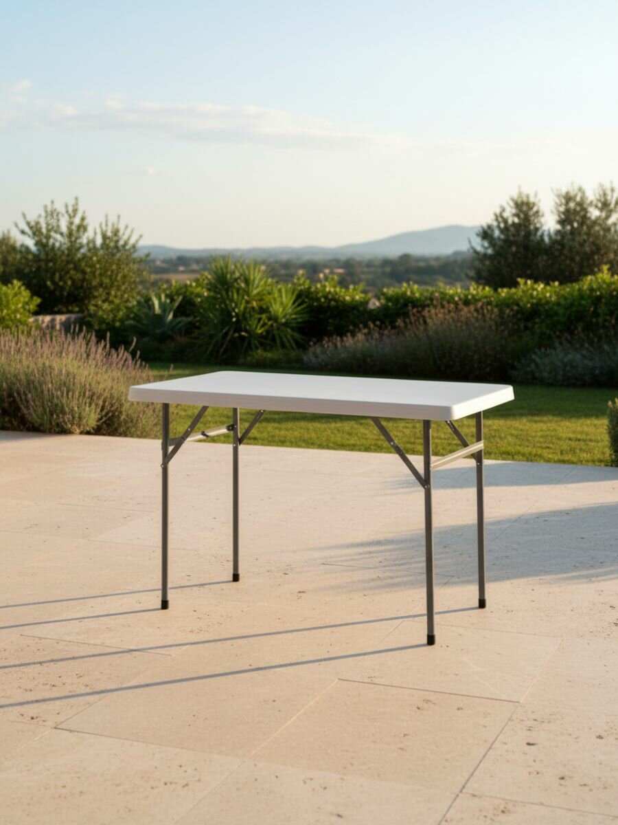 ЦМ Стол садовый, раскладной 120х60х74, для кейтеринга/ улицы / кемпинга / дома и дачи