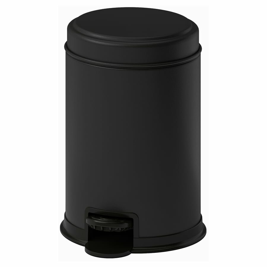 Мусорное ведро IKEA PARLSLINKE цвет черный 3 л, 806.214.30
