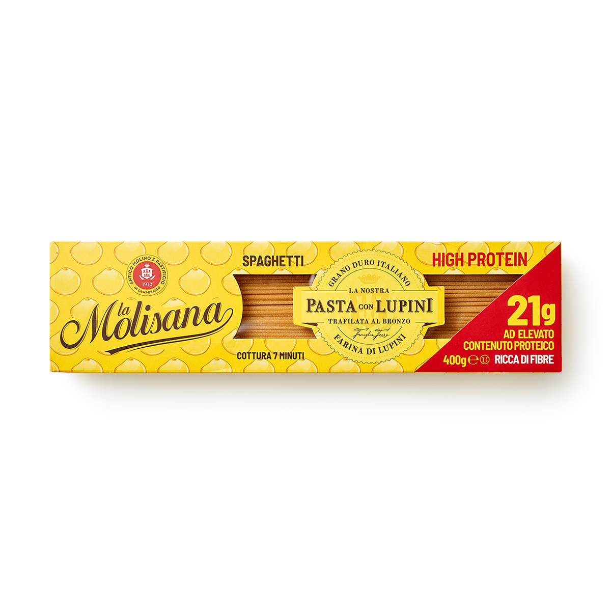 Макароны La Molisana, спагетти, из твердых сортов, без глютена, 400 г