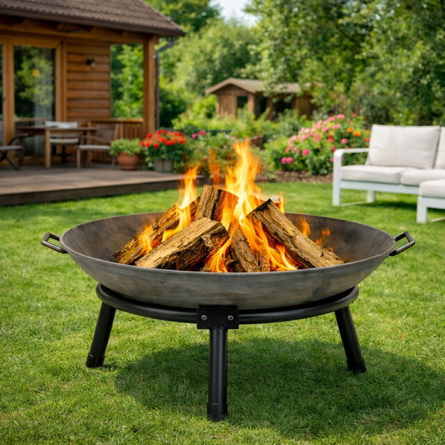 Костровая чаша с ручками Charcoal 60 см, Koopman, C83000030