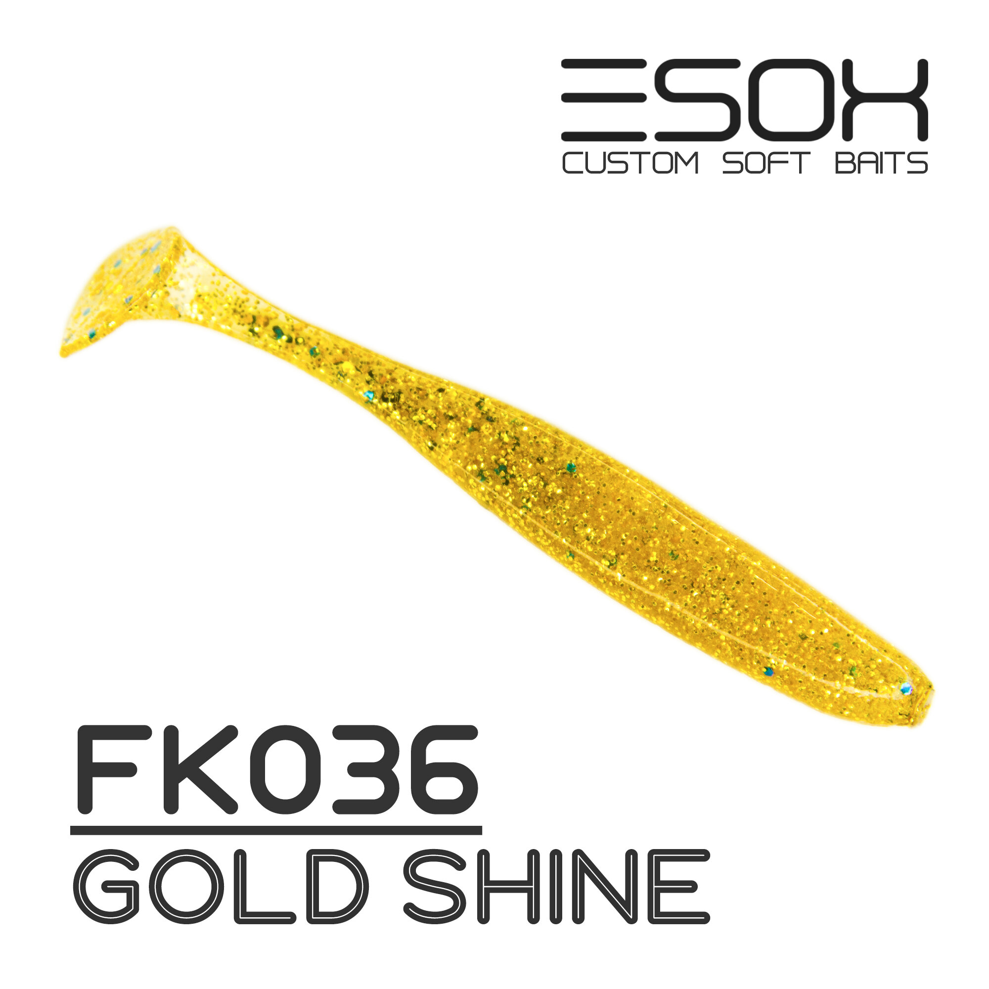 Мягкая приманка для рыбалки ESOX Sheasy 2.1" (55мм) 10 шт.