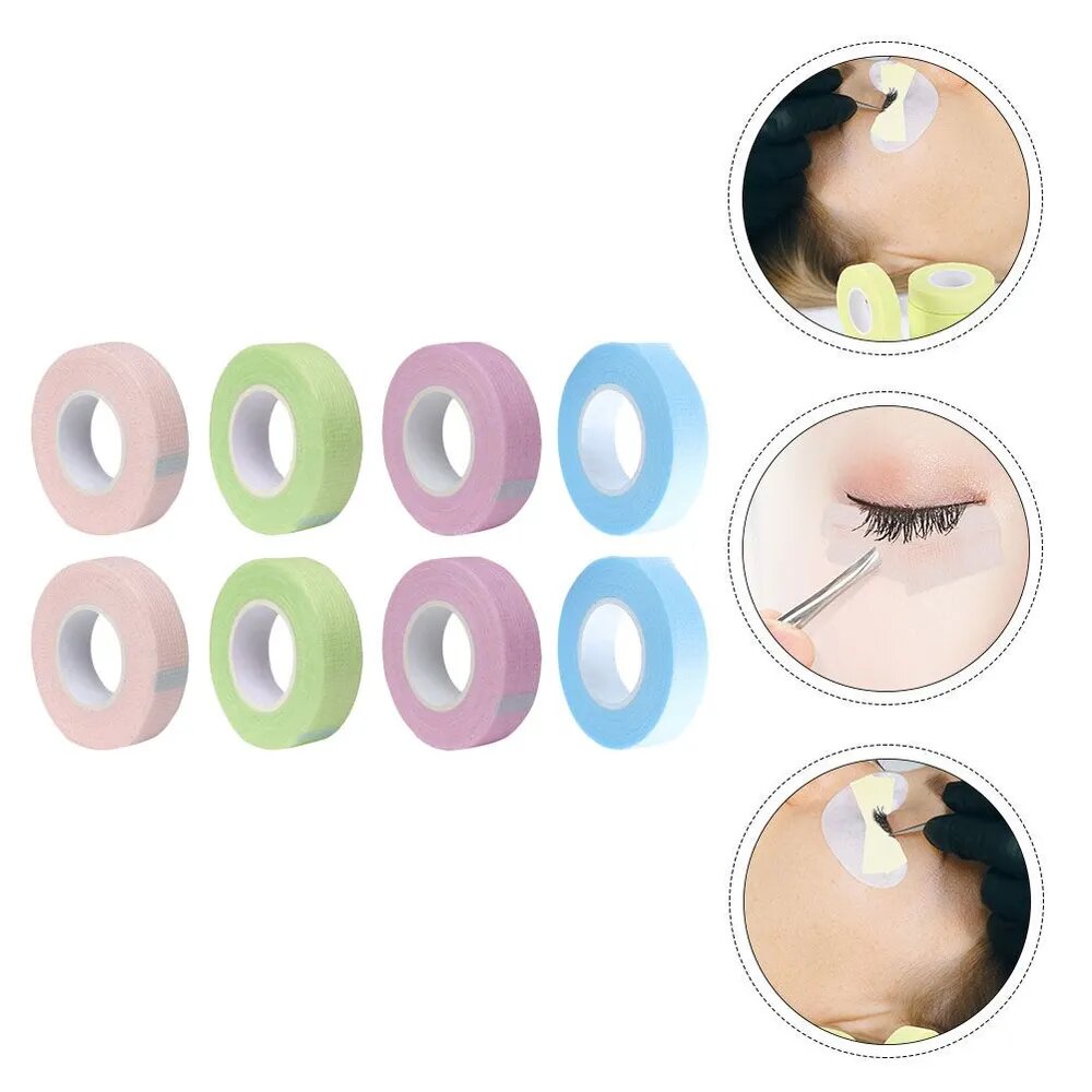 Лента Для Наращивания Ресниц, Дышащая, Используется В Салонах Красоты, 12 Рулонов