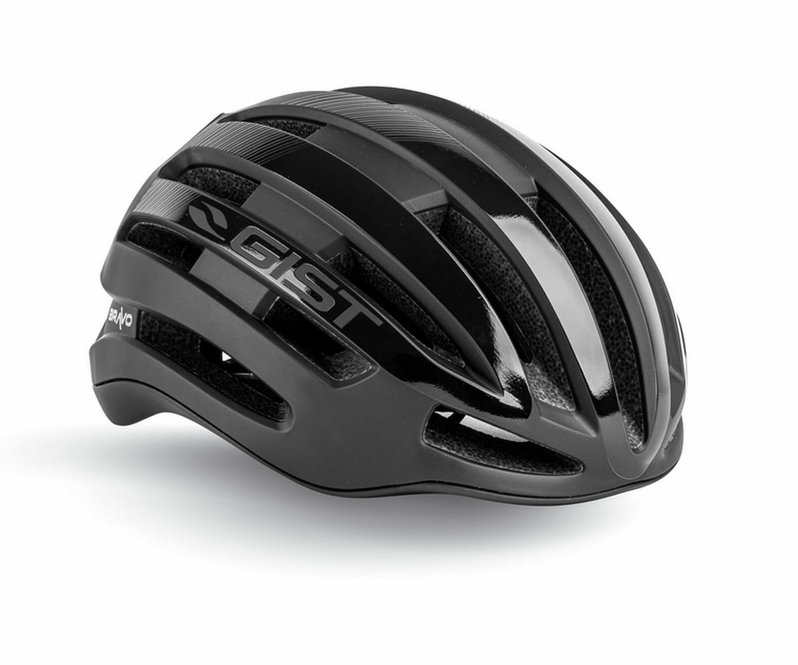 DECATHLON шлем защитный GIST Bravo Metal, черный, 52-56 см
