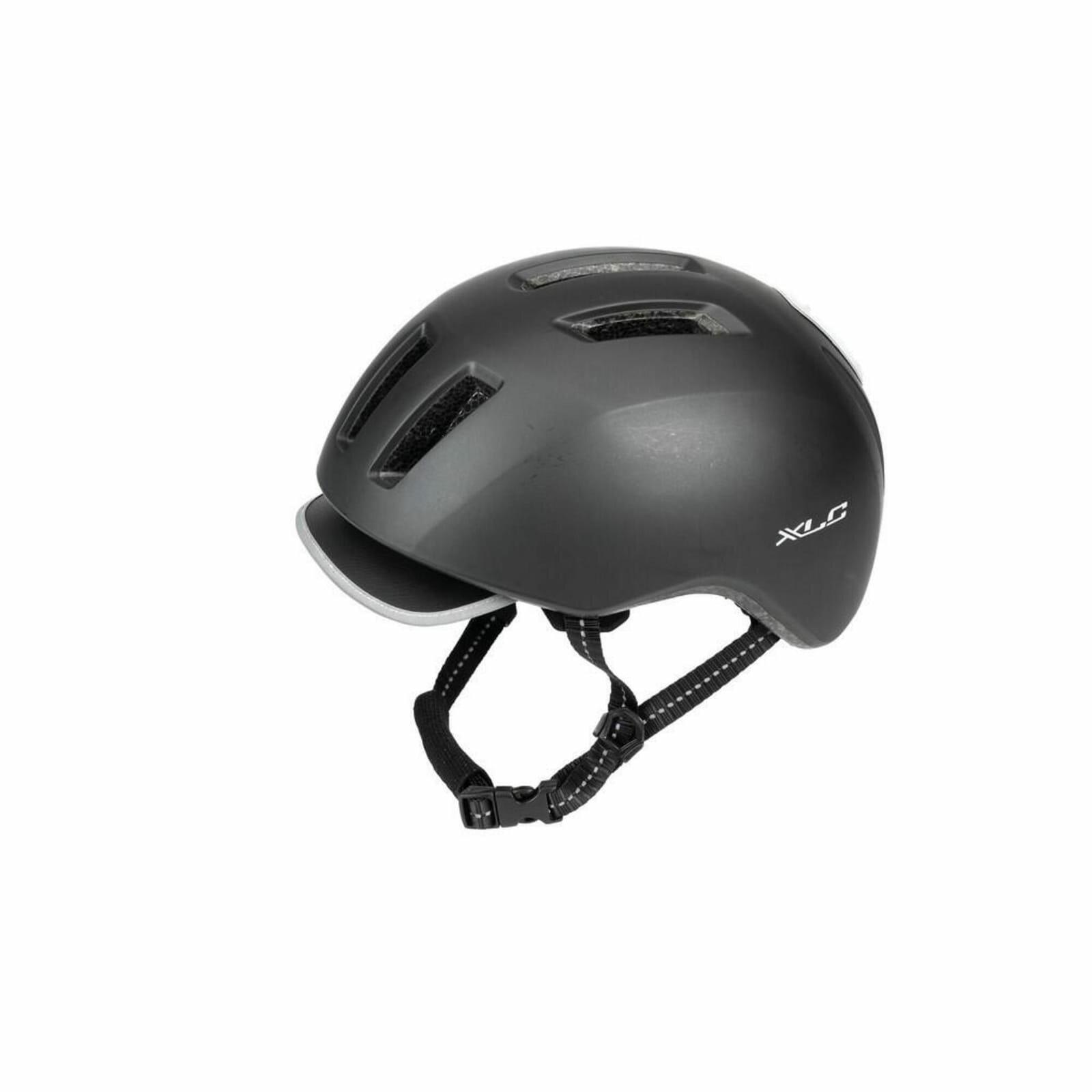 DECATHLON шлем защитный XLC BH-C24, черный матовый, 58-61 см