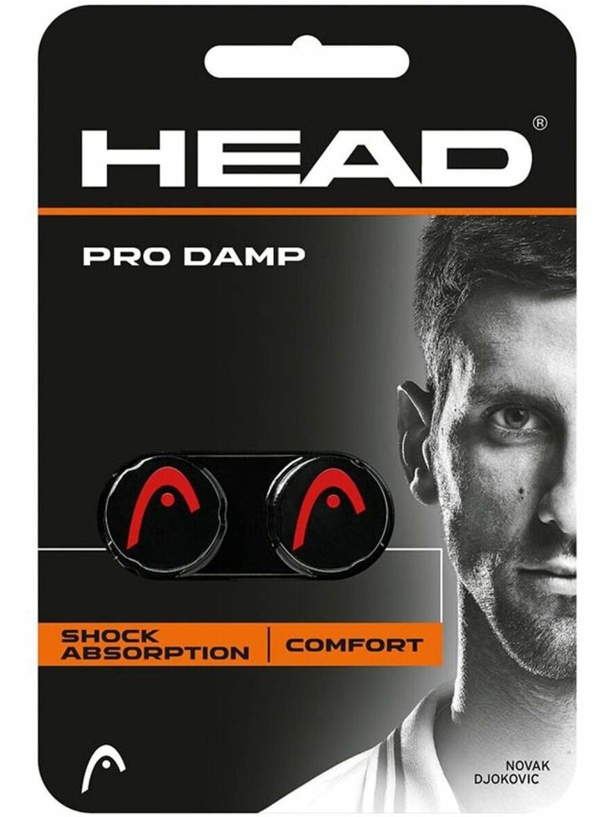Виброгасители Head Pro Damp BK Унисекс черный, 100% Резина 2шт