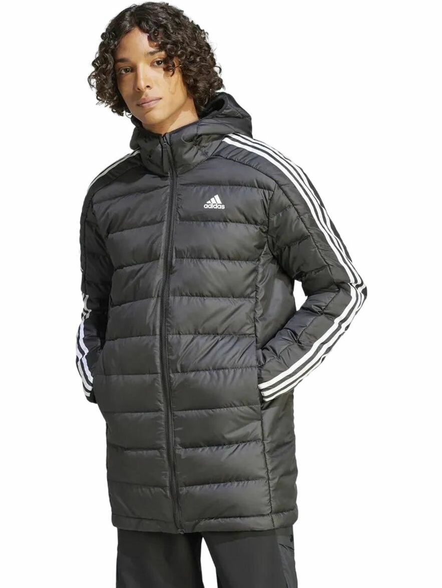 Куртка Essentials 3-Stripes Light Down Hooded Parka