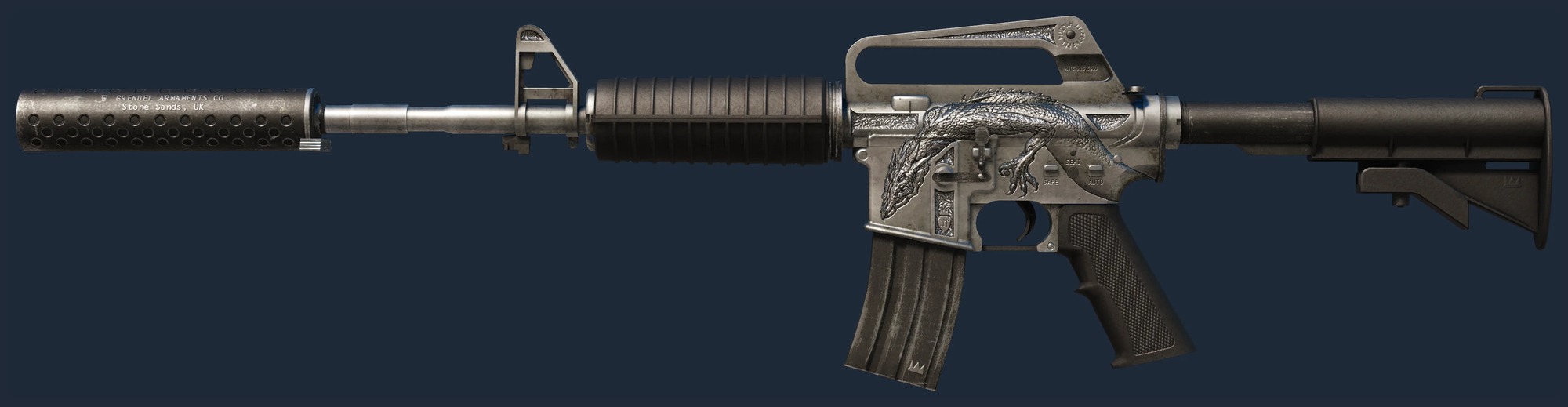 M4A1-S | Василиск (Закалённое в боях) Скины CS2 с быстрой автовыдачей steam trade
