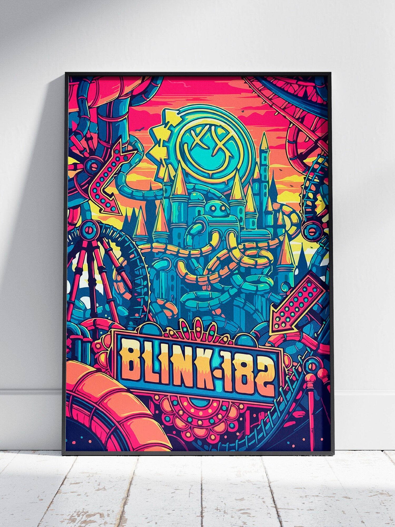 Плакат на стену для интерьера Блинк 182 (Blink 182 26) - Постер по музыке и артисту формата A4 (21x30 см)