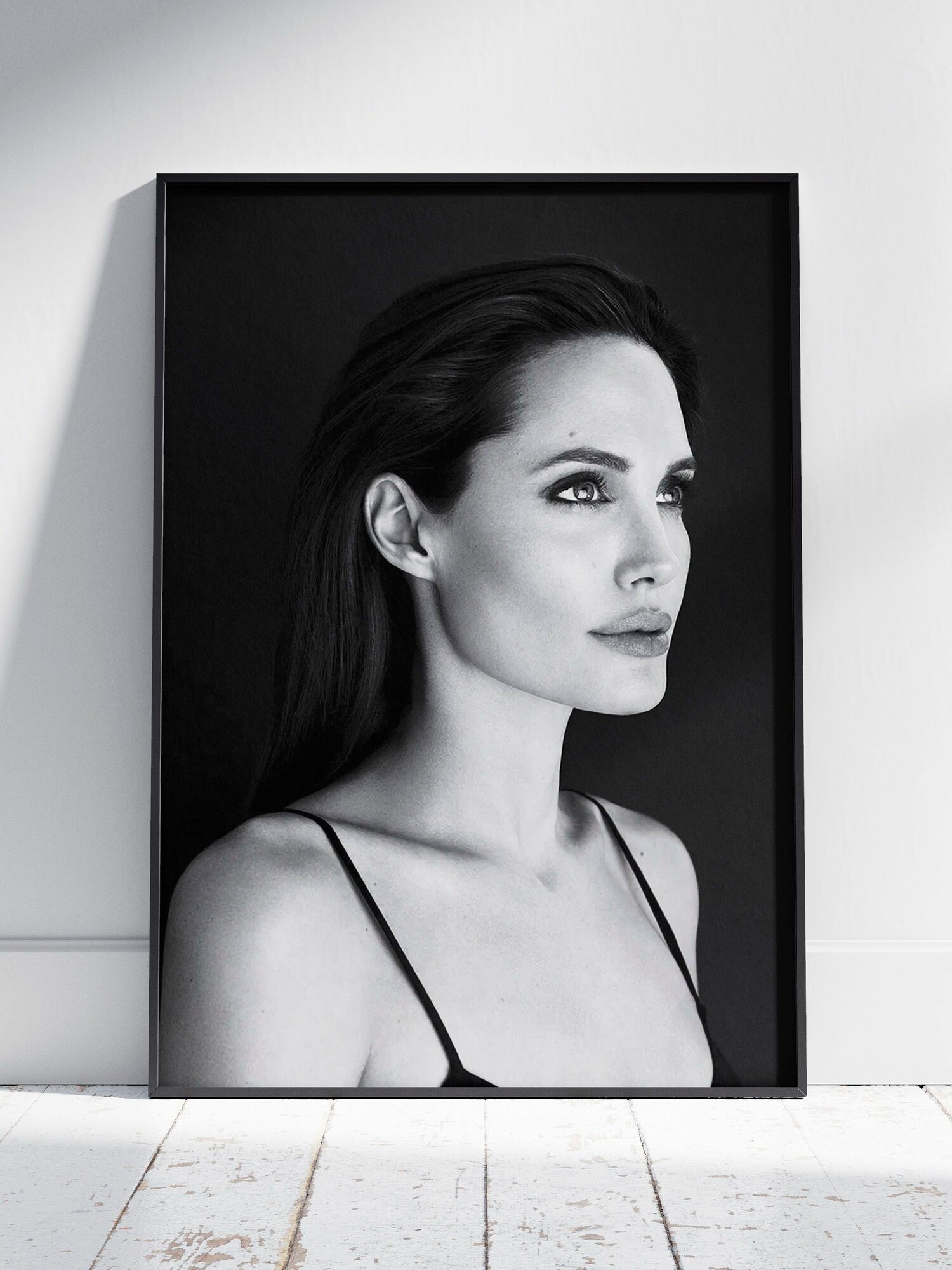 Плакат на стену для интерьера Анджелина Джоли (Angelina Jolie 17) - Постер по актеру фильма, кино, сериала формата A4 (21x30 см)