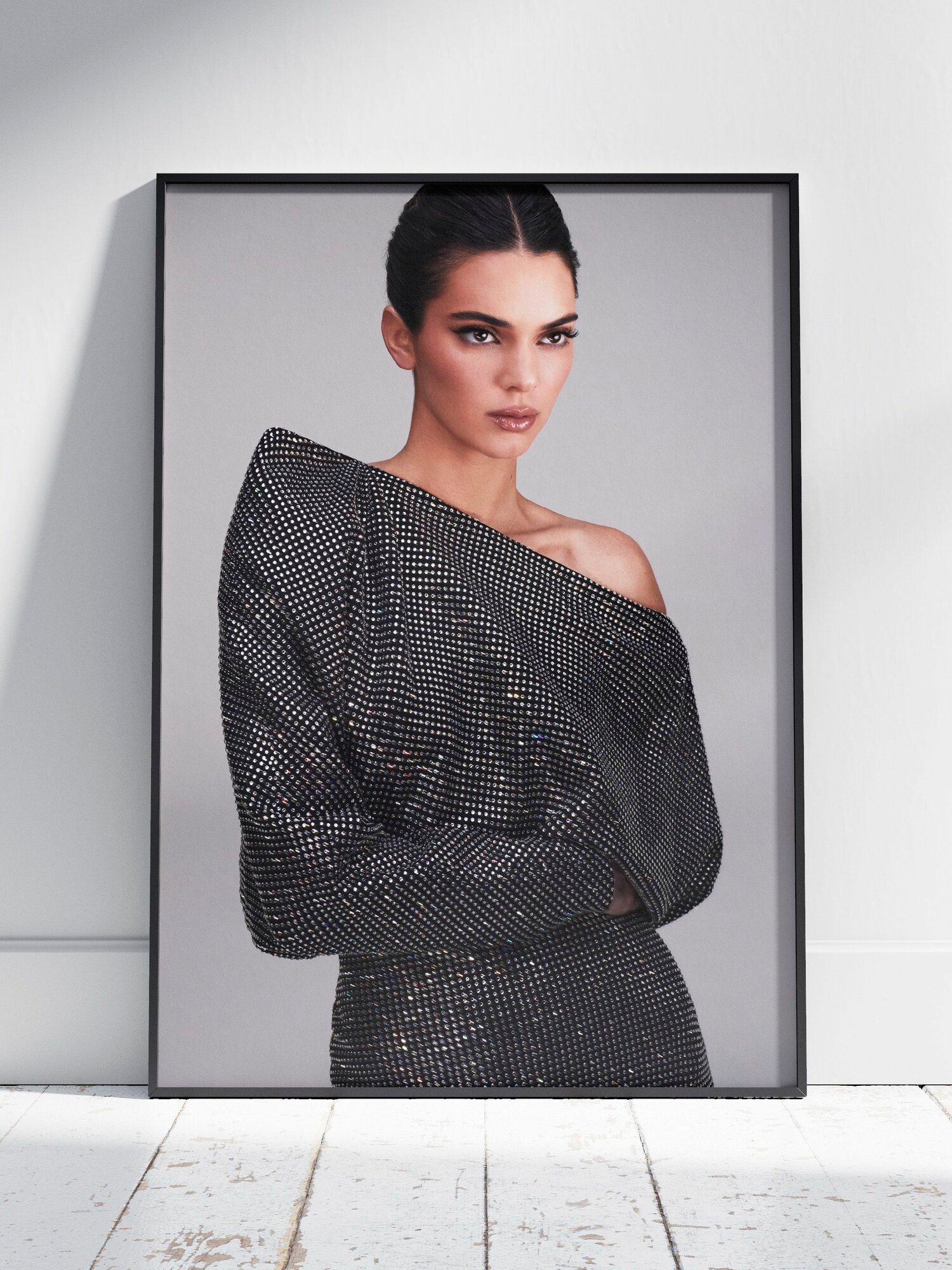 Плакат на стену для интерьера Кендалл Дженнер (Kendall Jenner 39) - Постер по модели, бренду и моде формата A4 (21x30 см)