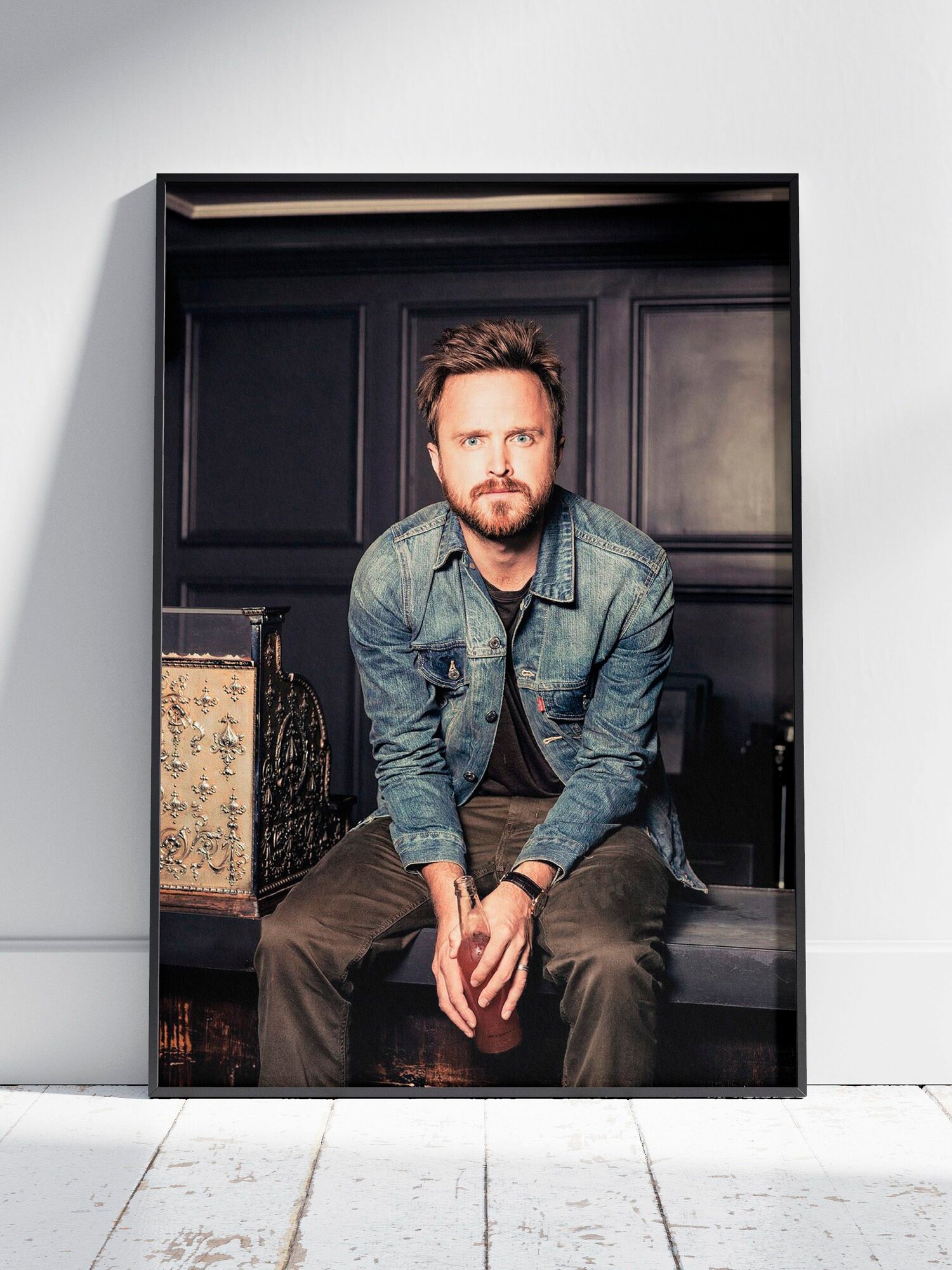 Плакат на стену для интерьера Аарон Пол (Aaron Paul 17) - Постер по актеру фильма, кино, сериала формата A4 (21x30 см)