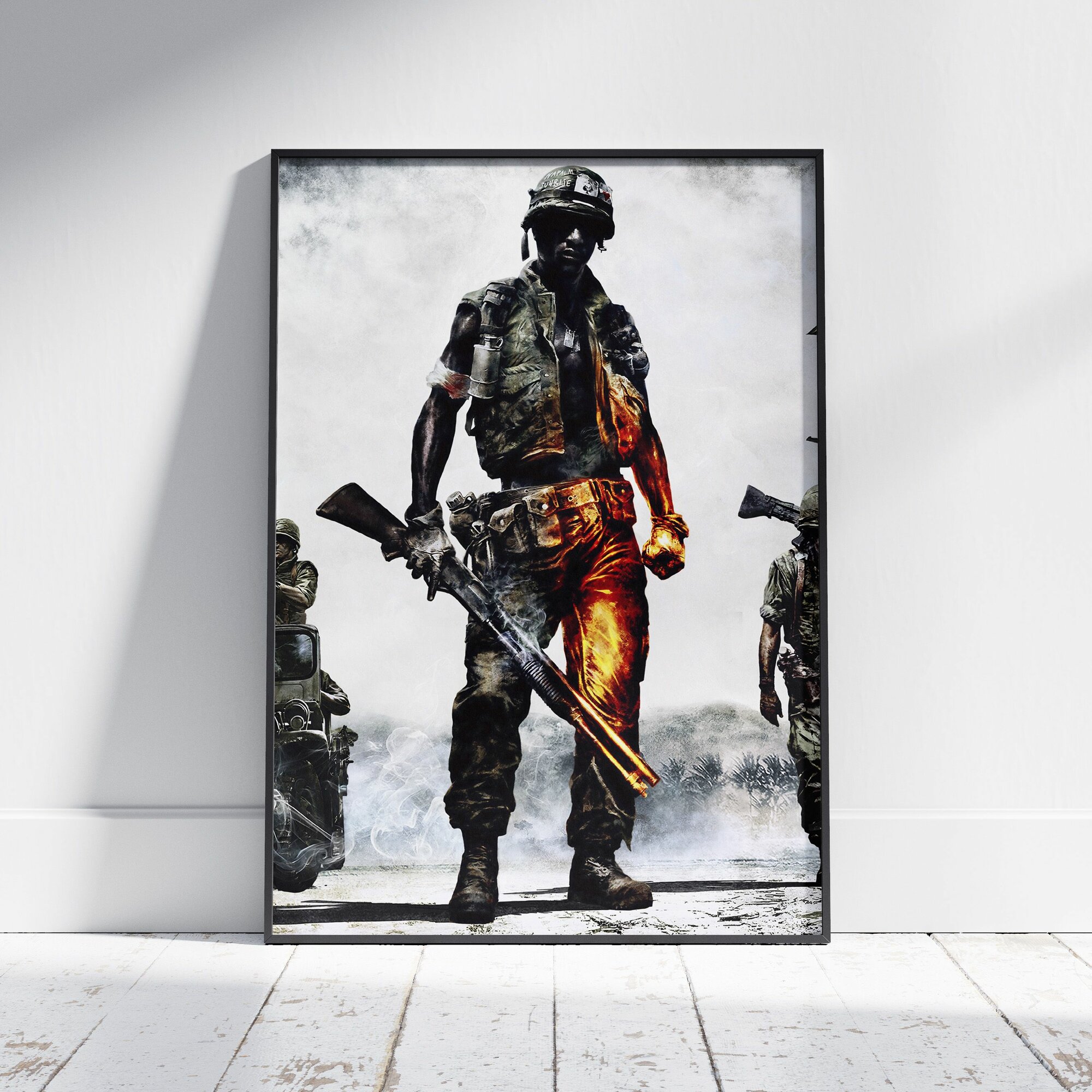 Плакат на стену для интерьера Бателфилд (Battlefield Bad Company 2) - Постер по игре формата А4 (21x30 см)