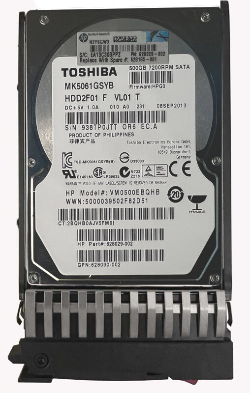 Жесткий диск HP 628029-002 500Gb SATAII 2,5" HDD