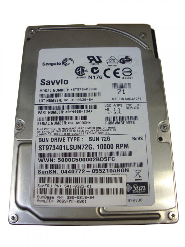 Жесткий диск Sun 390-0213 72Gb SAS 2,5" HDD