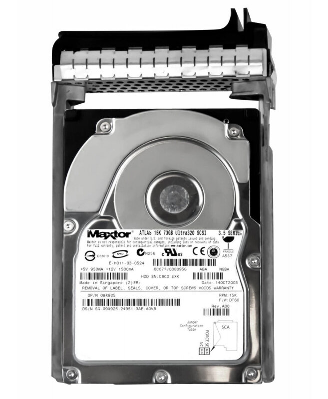 Жесткий диск Dell 9X925 73Gb U320SCSI 3.5" HDD