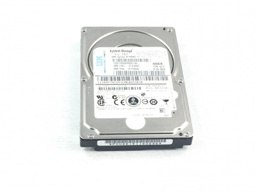 Жесткий диск IBM 81Y9596 600Gb SAS 2,5" HDD