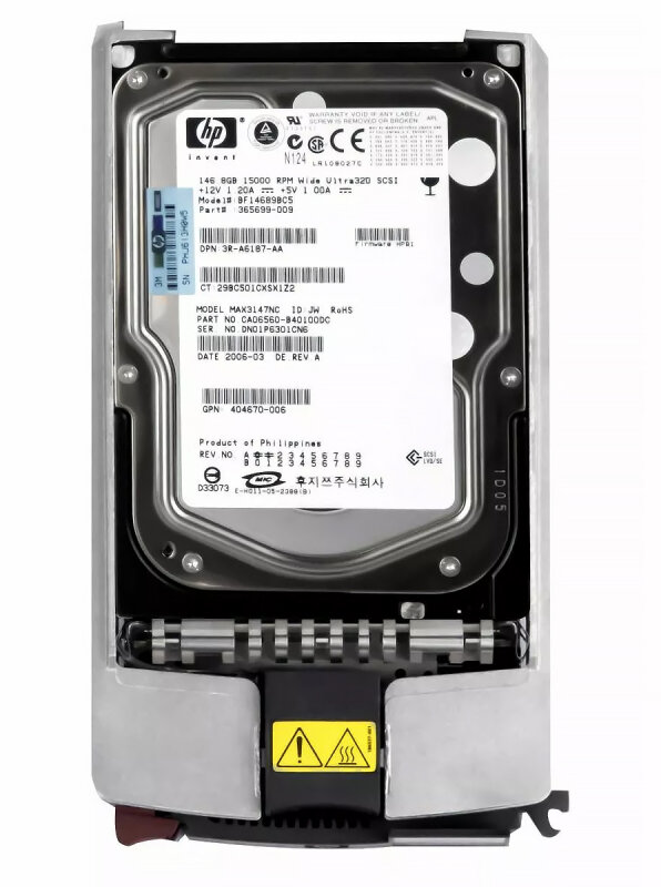 Жесткий диск HP CA06560-B40100DC 146,8Gb U320SCSI 3.5" HDD