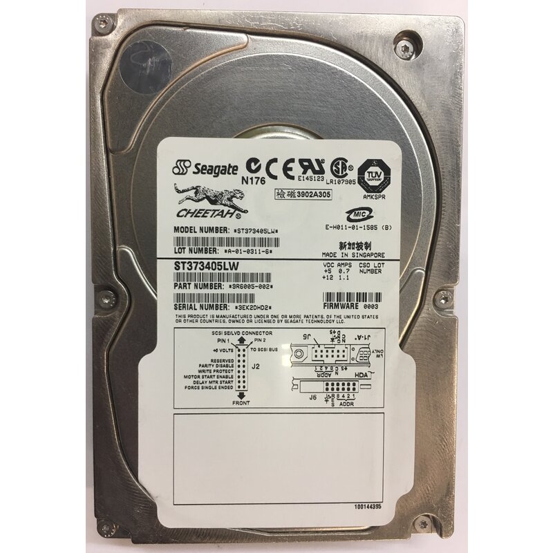 Жесткий диск Seagate 9R6005 73,4Gb U160SCSI 3.5" HDD