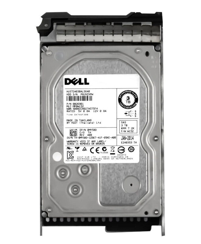 Жесткий диск Dell 0B26901 3Tb 7200 SAS 3,5" HDD