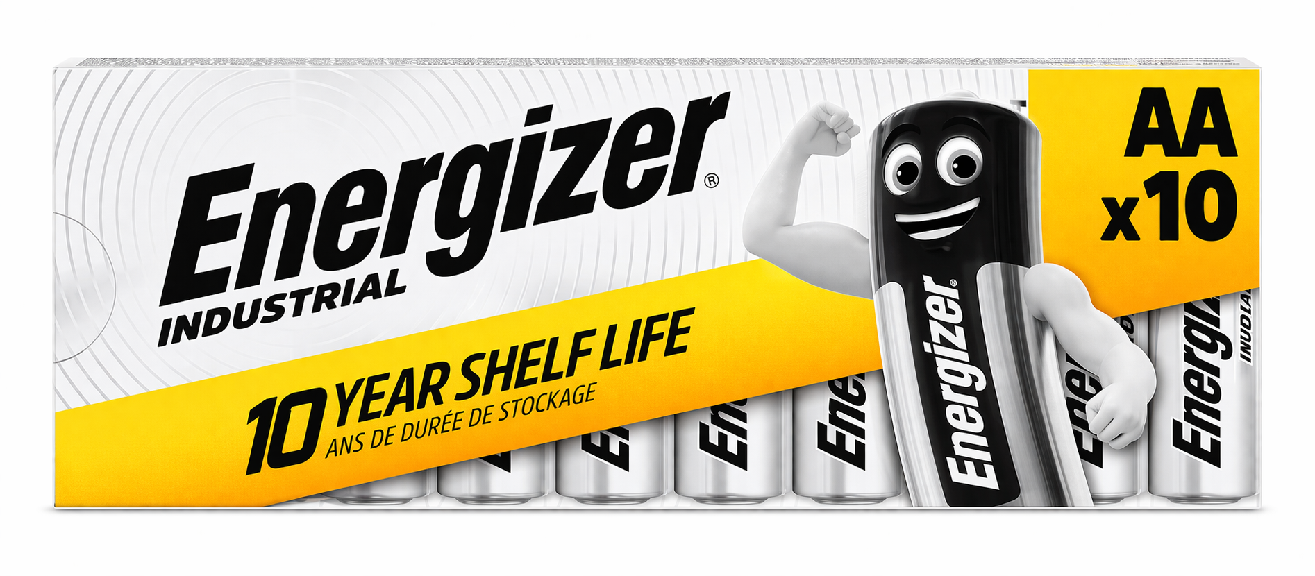 Батарейки Energizer АА Industrial (LR6),10 шт. (10 шт. в одной упаковке)
