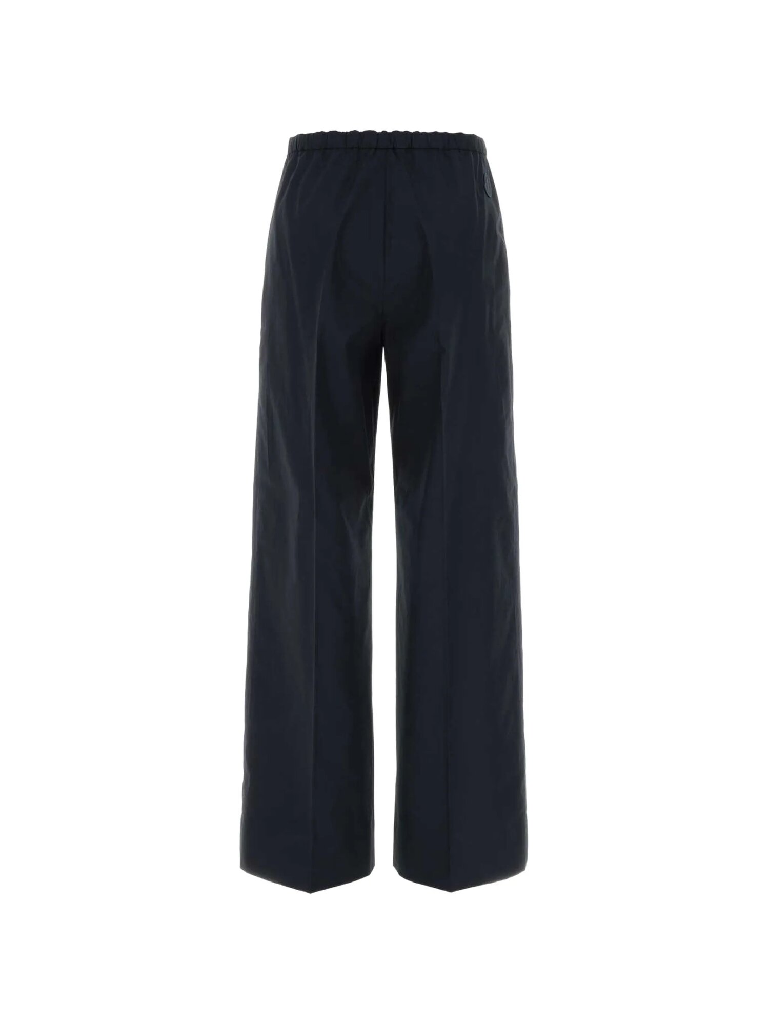Брюки палаццо Moncler Cotton palazzo pants, размер 40, Синий принт — фото 1