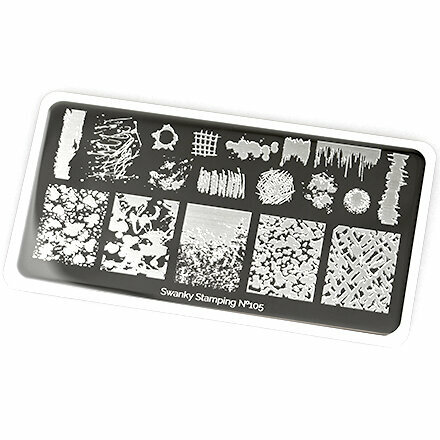 Swanky Stamping, Пластина для стемпинга №105
