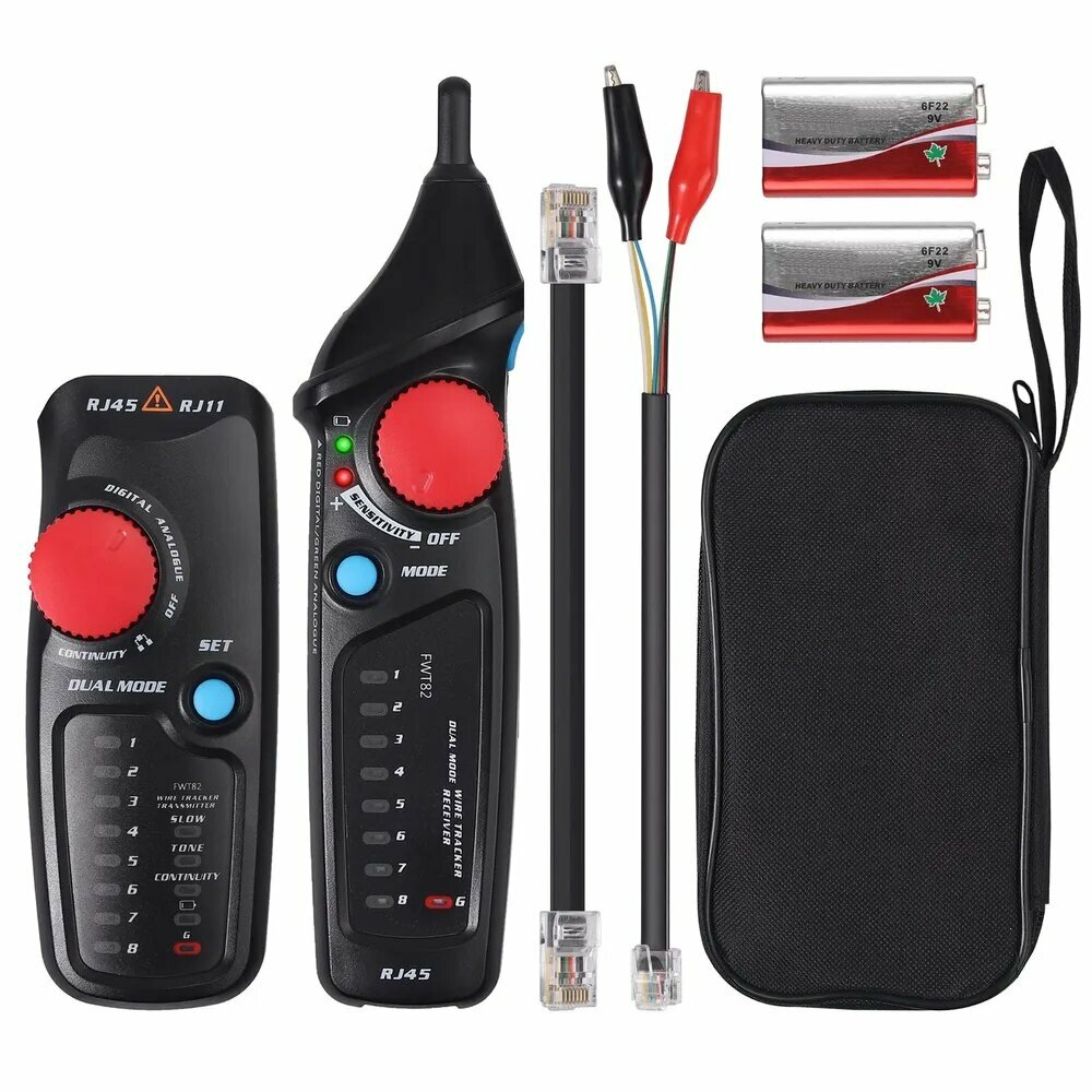 Аналоговый сетевой кабельный тестер, тестер RJ11/RJ45 LAN/Ethernet/телефонных линий, телекоммуникационные инструменты