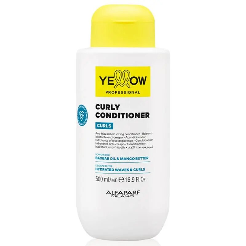 YELLOW Professional Еллоу Профешнл Увлажняющий кондиционер для кудрявых и вьющихся волос, 500 мл (Yellow Professional, Curls)