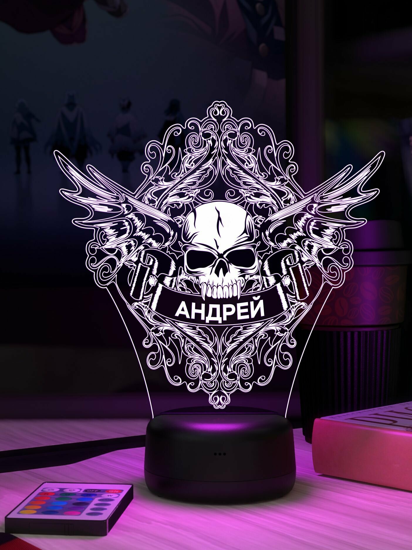 Ночник "Череп "Андрей"