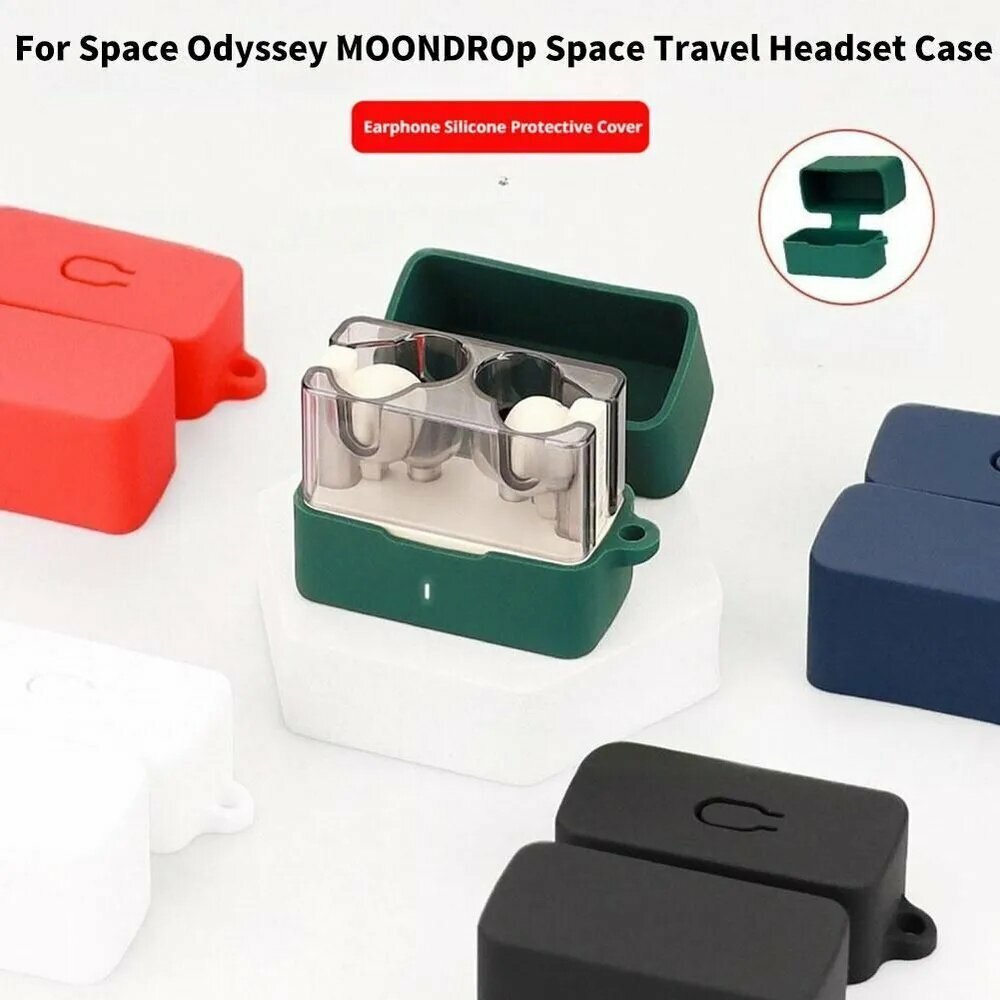 Чехол для наушников Moondrop Space Travel 2 защитный кейс для Bluetooth-гарнитуры (силиконовый, ударопрочный