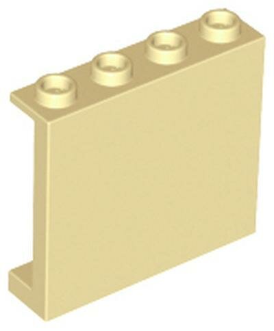 Деталь Lego 60581 Panel 1 x 4 x 3 with Side Supports - Hollow Studs