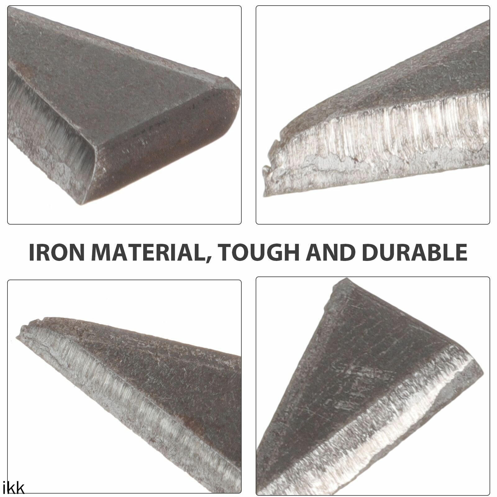 Набор из 9 металлических клиньев для топора, черные, для домашних инструментов