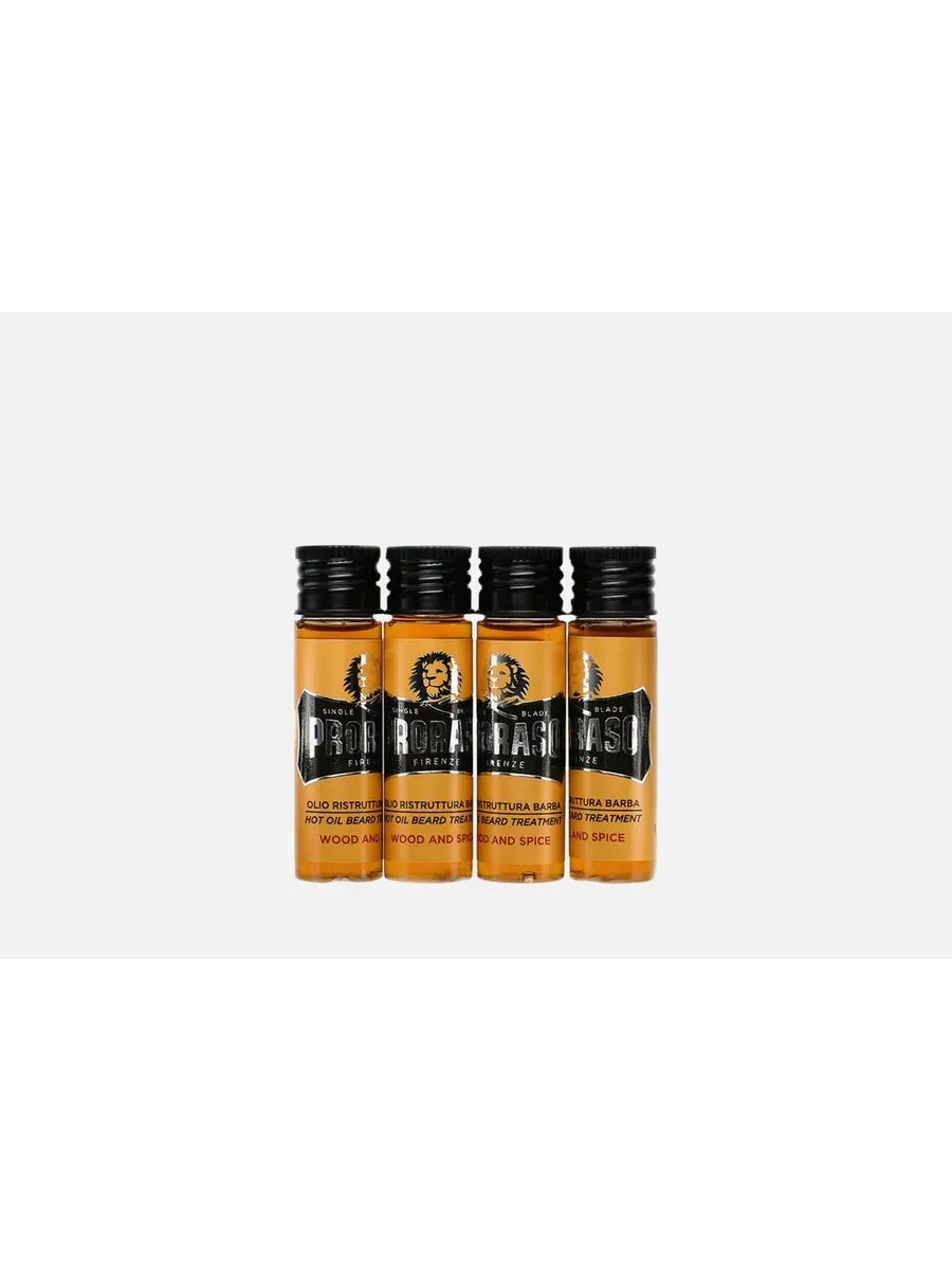 PRORASO Wood and Spice Масло горячее для бороды 17мл